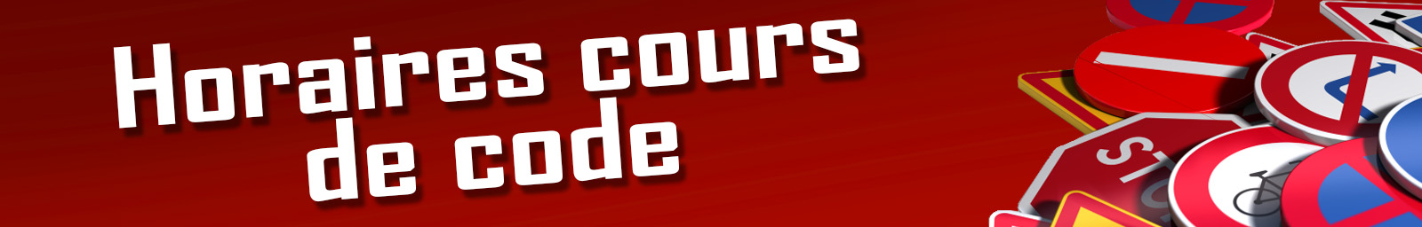 Horaires de cours théoriques (code)